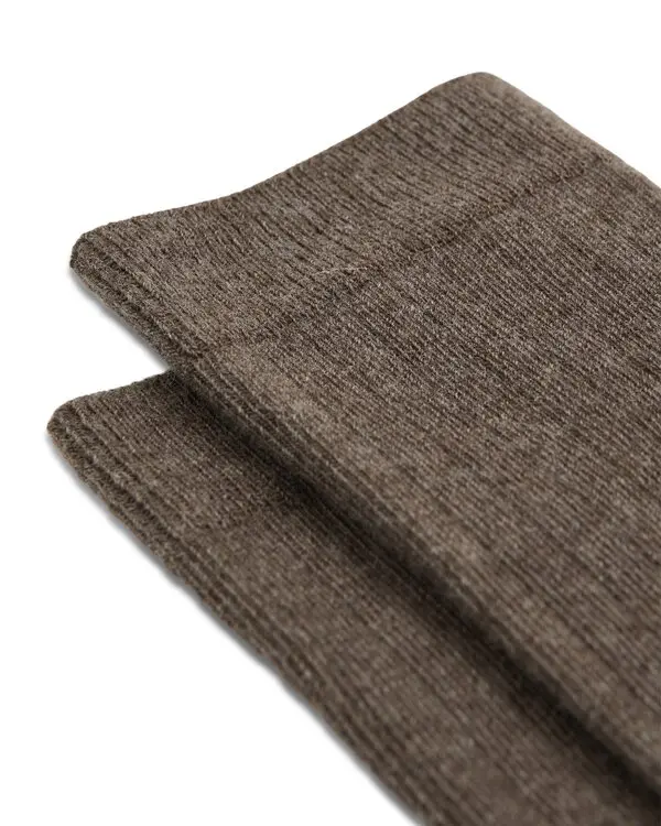 REISS Felicia Ribbed Cotton Socks