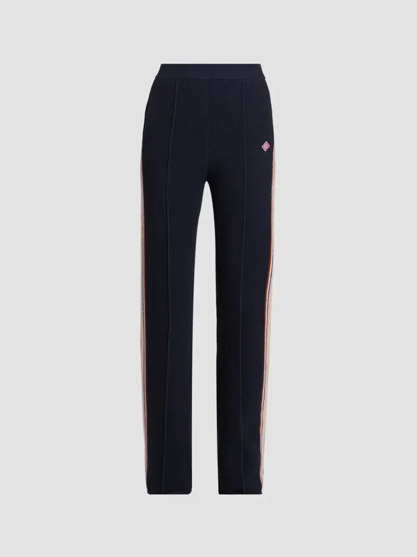 Casablanca Café Striped Cotton & Wool-blend Trousers