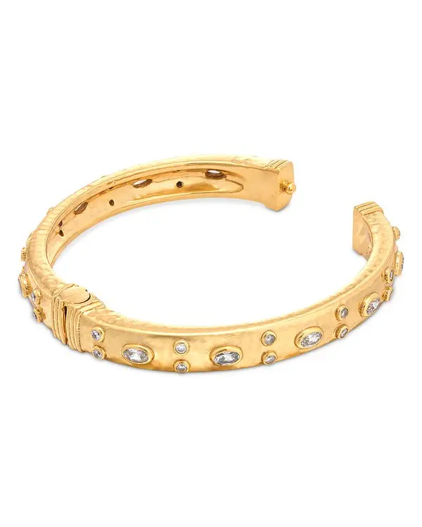 CAPUCINE DE WULF Maharani Cubic Zirconia Bangle Bracelet