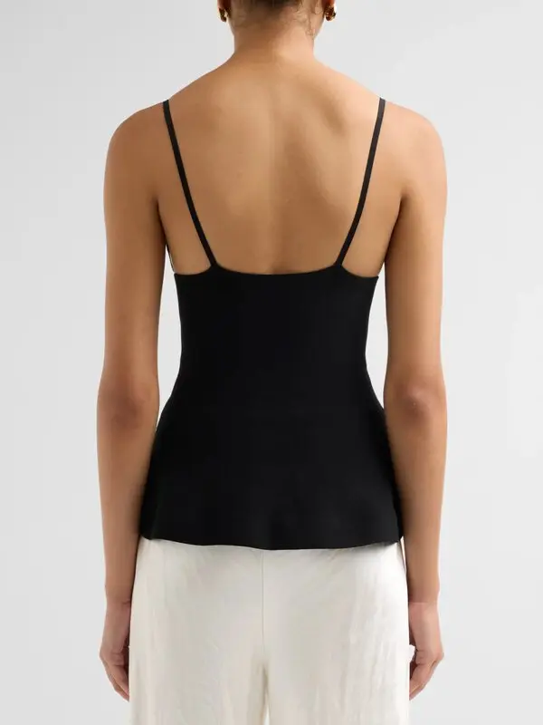 Brandon Maxwell The Billie Sculpted Knit Top