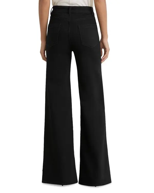 REISS Jas High Rise Wide Leg Jeans