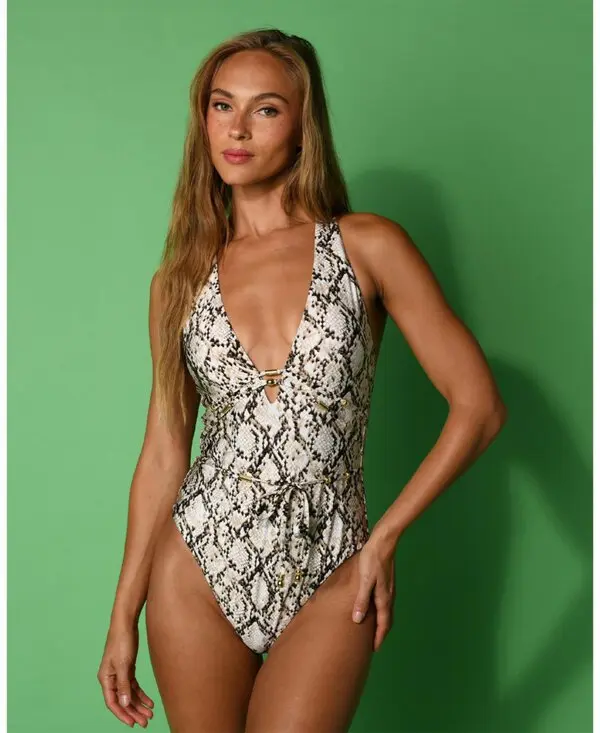 SUNSHINE 79 Island Serpent Plunge One Piece - Multi
