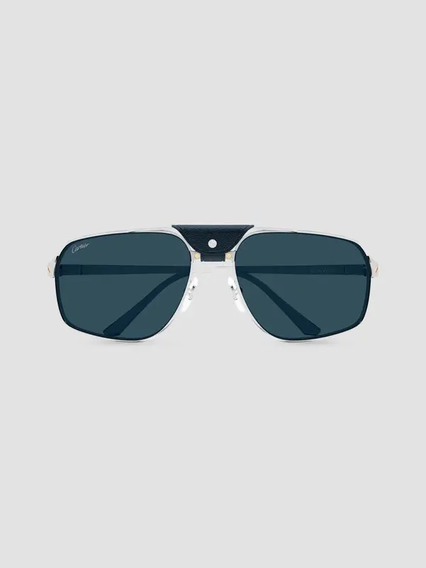 Cartier Santos De 64mm Pilot Sunglasses