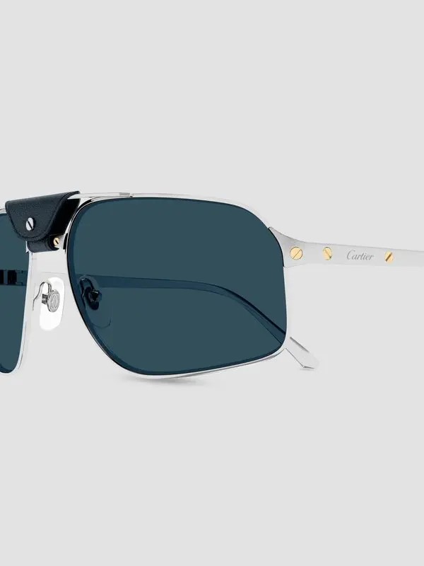 Cartier Santos De 64mm Pilot Sunglasses