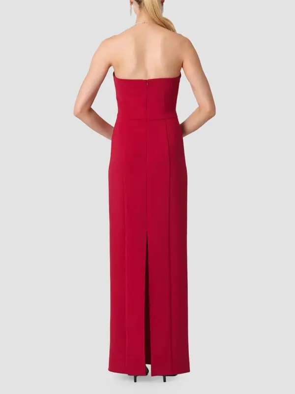 Shoshanna Brielle Strapless Bow Column Gown