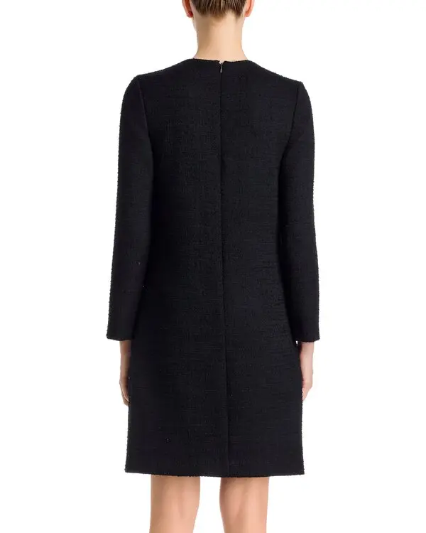 Rickie Freeman For Teri Jon Flower Hardware Tweed Dress