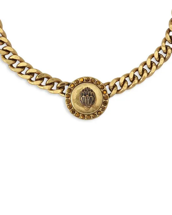 Kurt Geiger Mansion Signature Eagle Charm Collar Necklace, 16-18