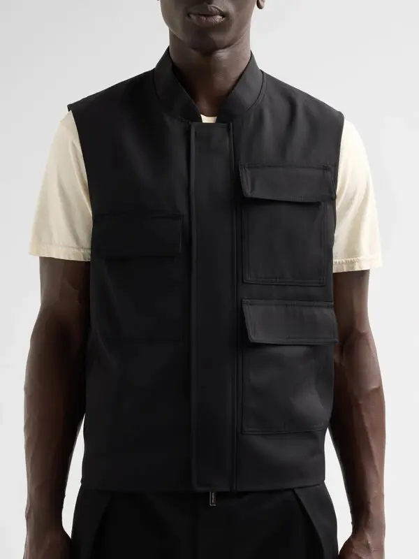 Helmut Lang Wool Utility Vest