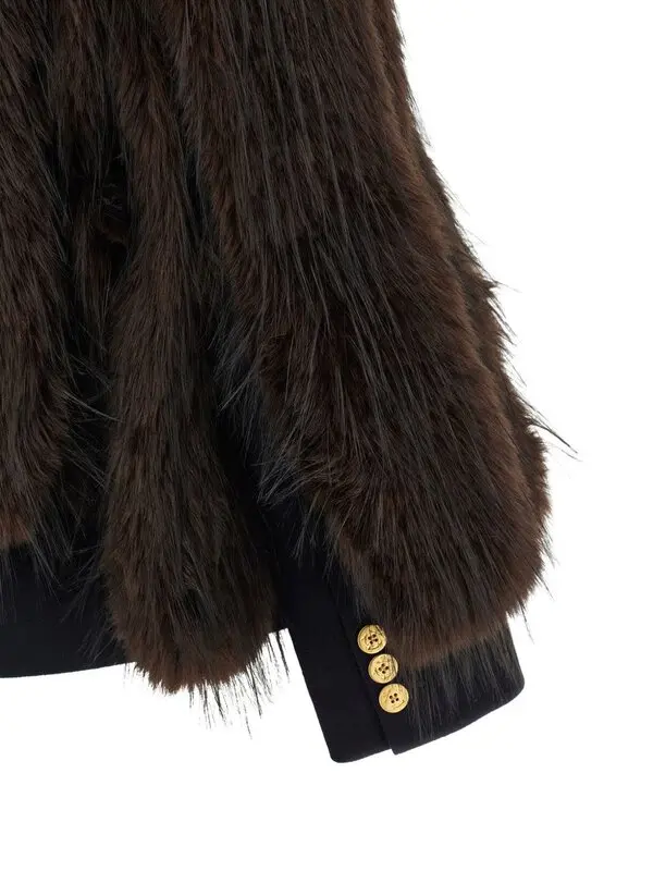 Sacai Faux-fur Jacket By