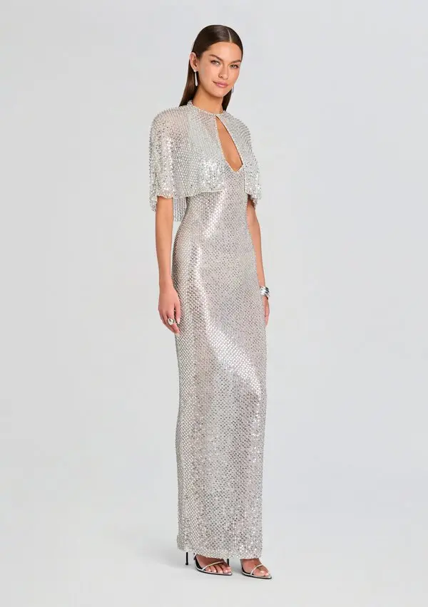 Retrofete Sylvey Sequin Cape