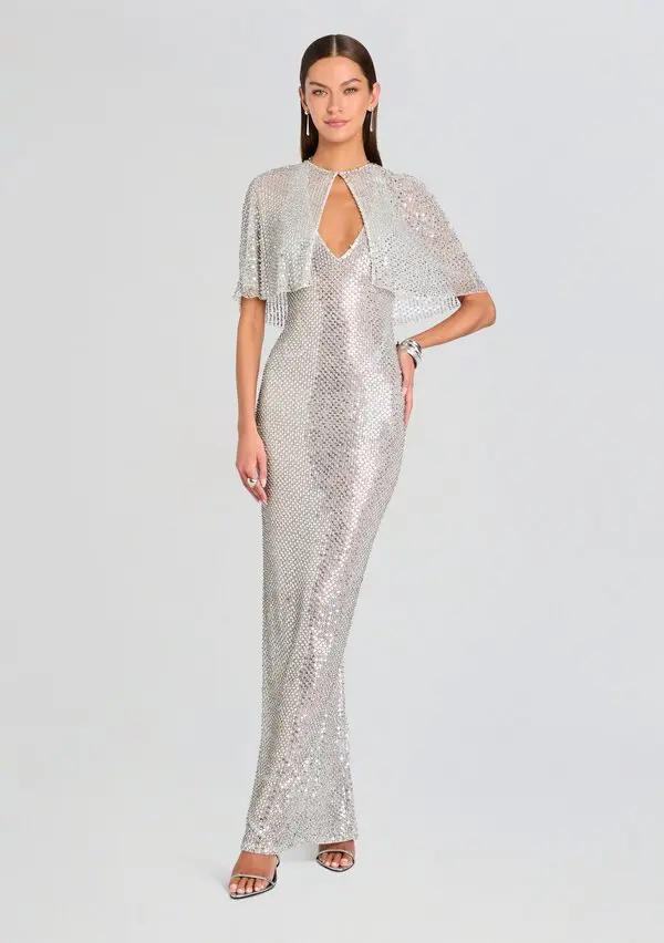 Retrofete Sylvey Sequin Cape
