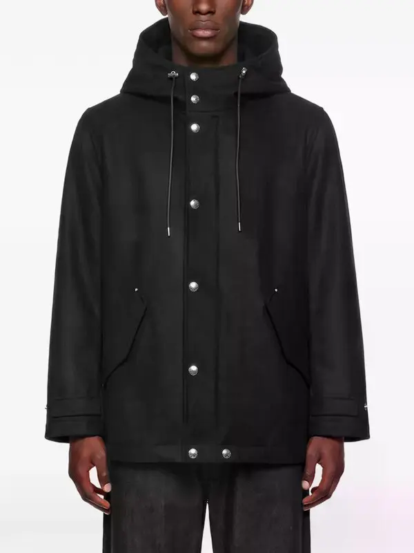 Mackintosh Hooded Press-stud Coat