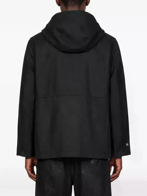 Mackintosh Hooded Press-stud Coat