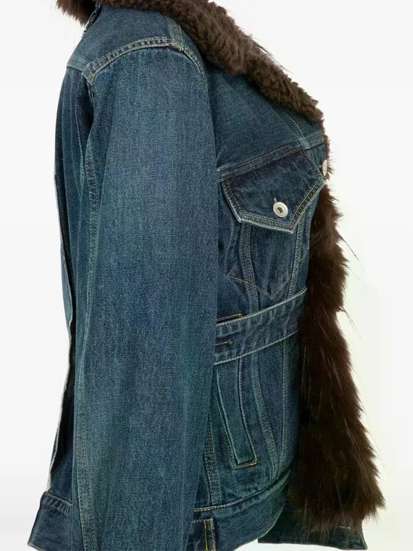 Sacai Asymmetric Denim Jacket