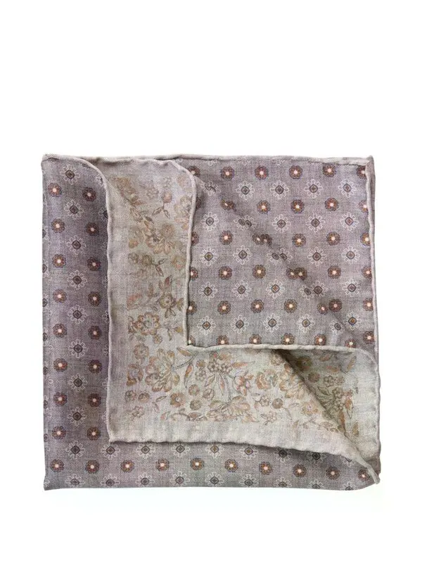 ELIZABETTA Pascal Double-sided Pocket Square