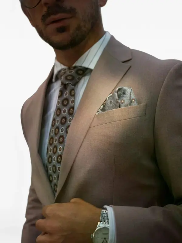 ELIZABETTA Pascal Double-sided Pocket Square