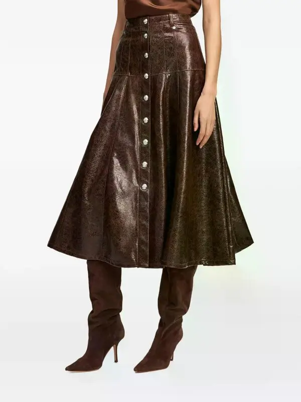 Cinq À Sept Veena Tumbled-effect Midi Skirt