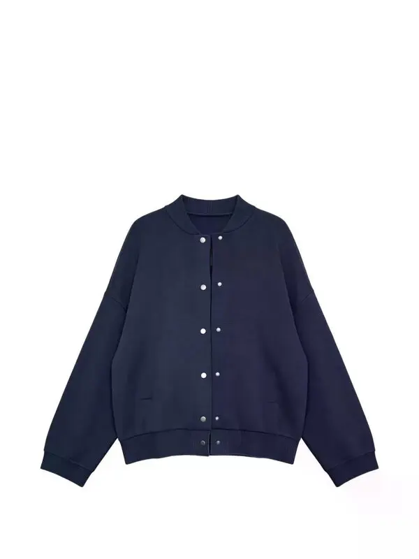 Brunello Cucinelli Press-stud Sweatshirt - Blue