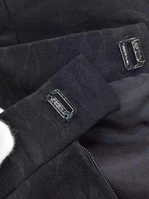 Celine Patterned Wool Skirt