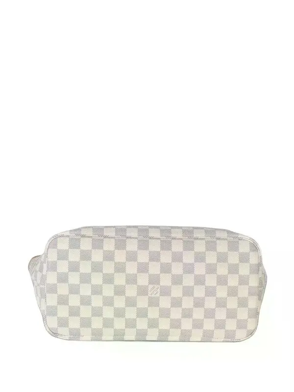 LOUIS VUITTON 2014 Neverfull Mm Damier Azur Tote Bag - Neutrals