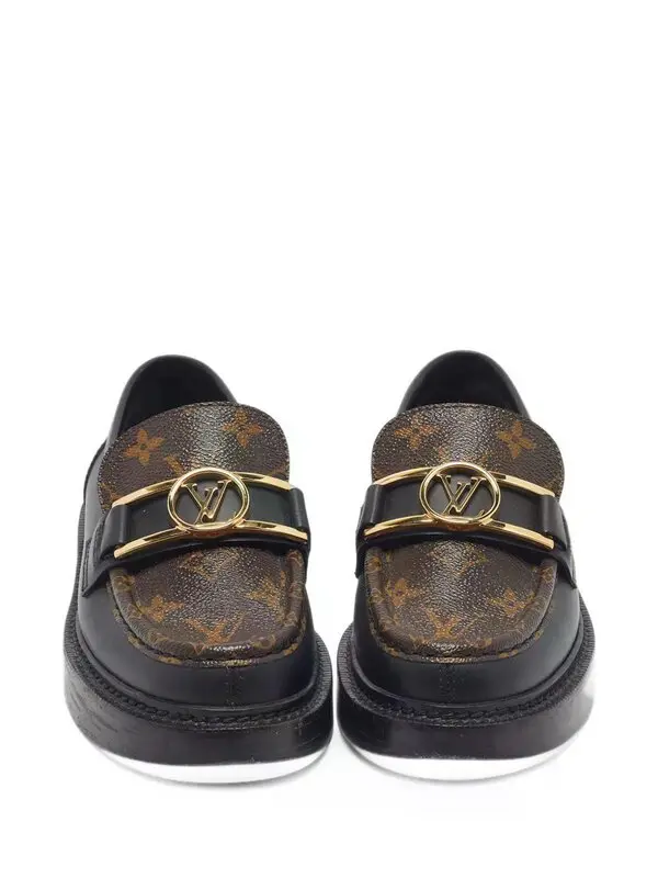LOUIS VUITTON Academy Monogram Loafers