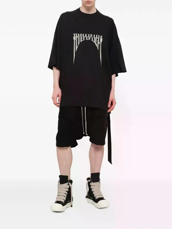 Rick Owens Tommy Graphic-print T-shirt - Black