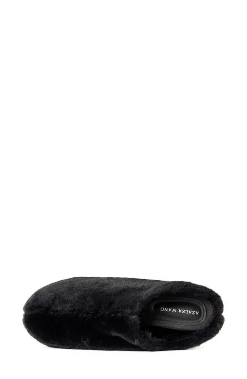 AZALEA WANG Darwin Faux Fur Clog