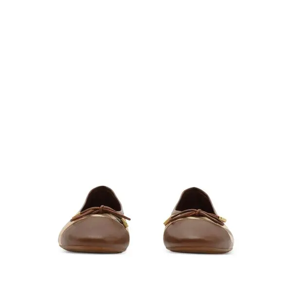 Burberry Neutrals Ballet Flats