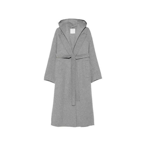 Sportmax Grey Coats Single Breasted Coats - Gray