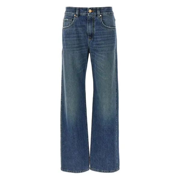 Brunello Cucinelli Denim Wide-leg Jeans - Blue