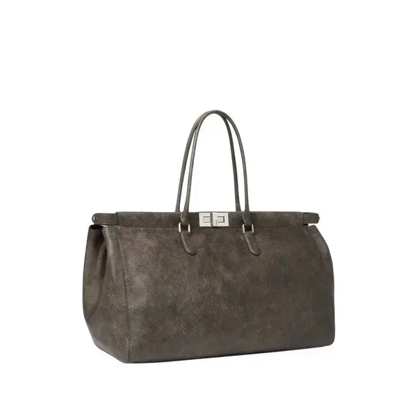 Fendi Grey Tote Bags