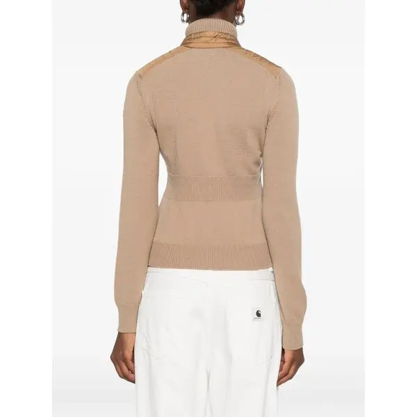 Moncler Neutrals Jackets Puffer Jackets - Cream