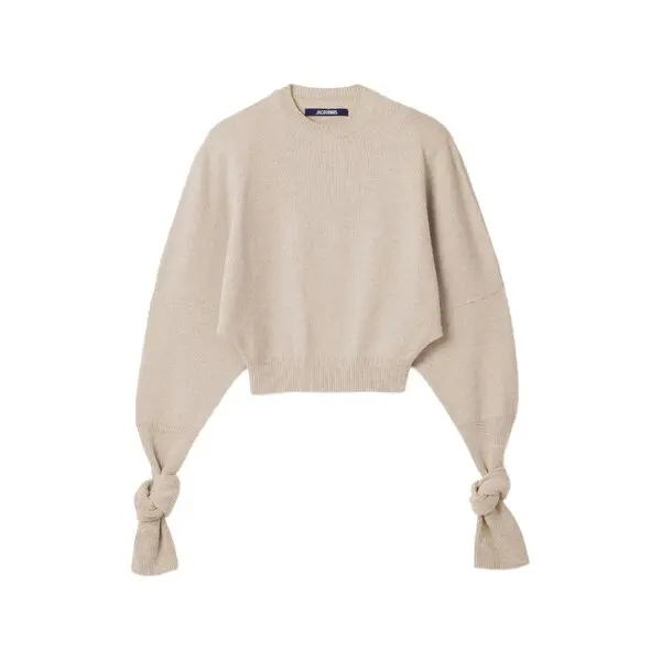 Jacquemus Neutrals Knitwear Jumpers - Cream