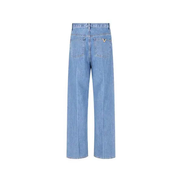 Valentino Garavani Denim Wide-leg Jeans