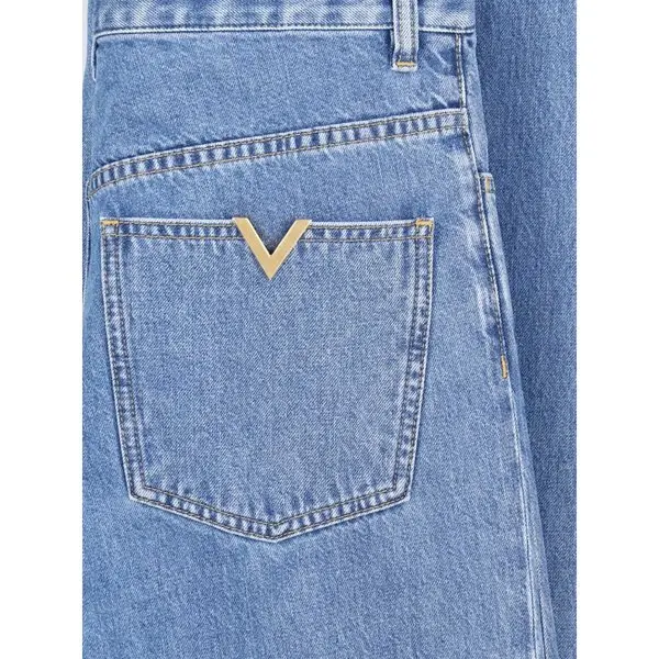 Valentino Garavani Denim Wide-leg Jeans