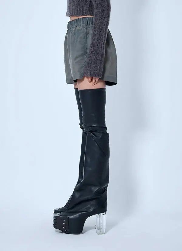 Rick Owens Elasticated Waist Shorts - Gray