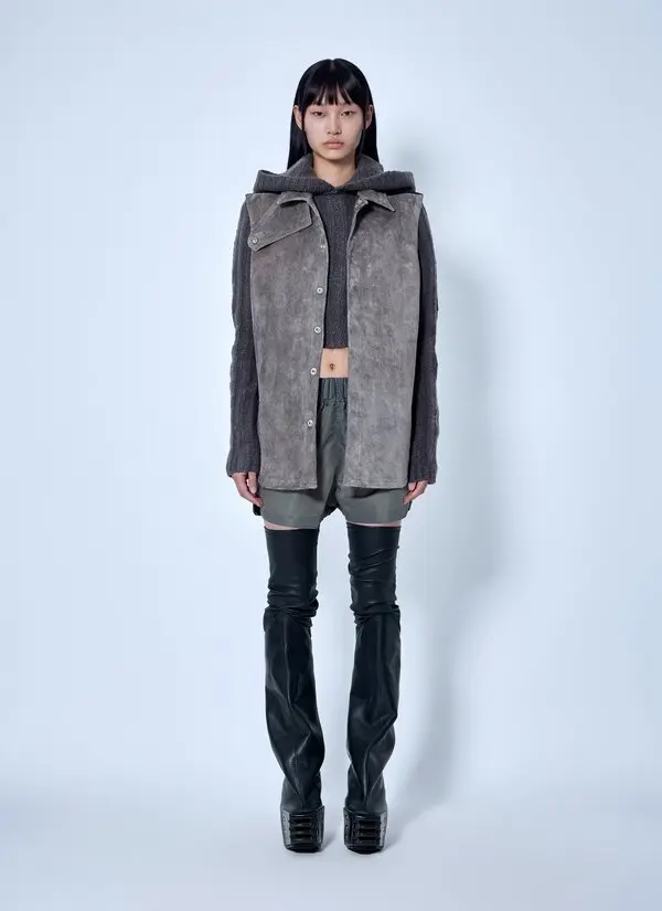 Rick Owens Throat Latch Short Sleeves Shirt