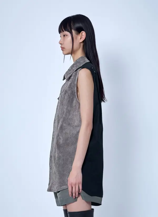 Rick Owens Throat Latch Short Sleeves Shirt