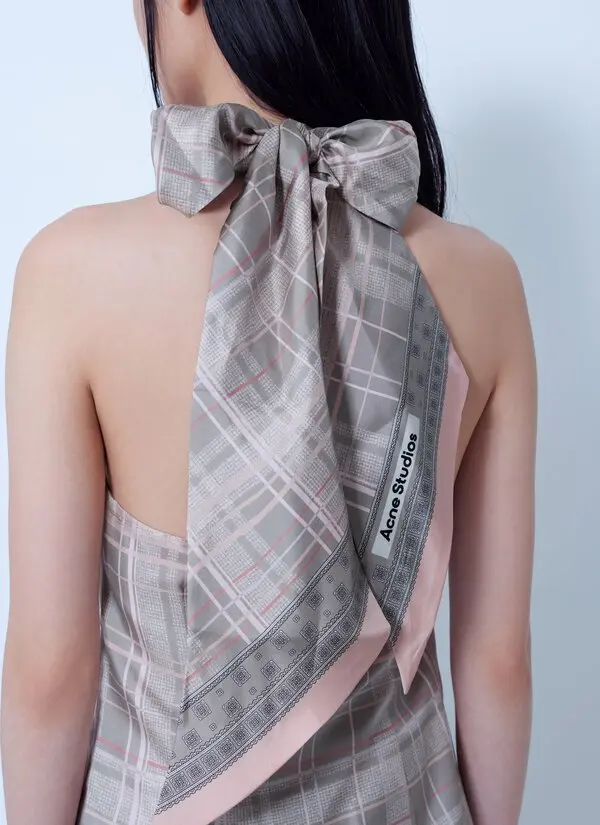 Acne Studios Silk Blouse With Scarf