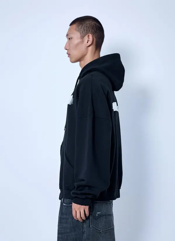 Balenciaga Large Zip-up Hoodie