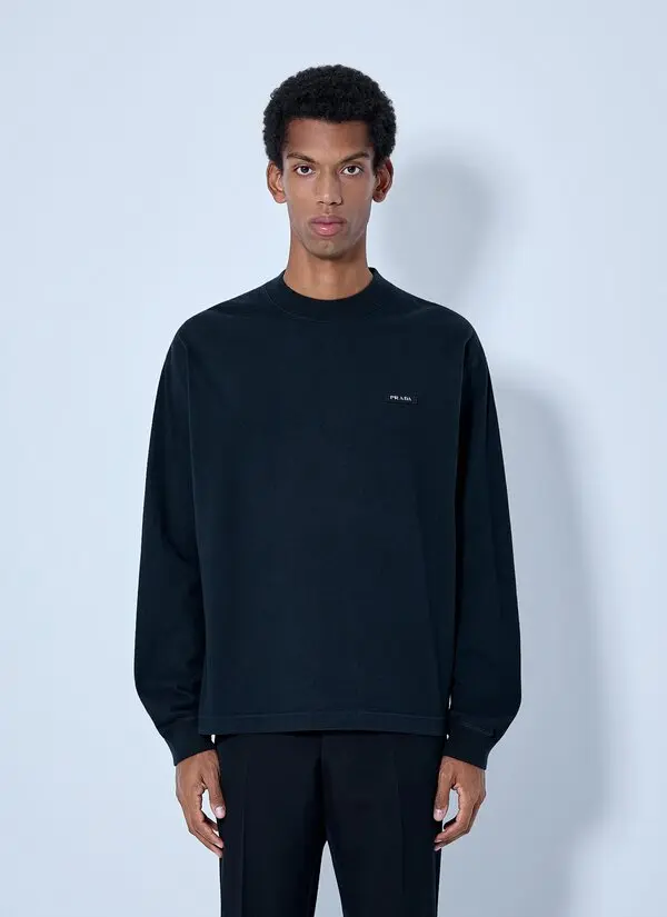 Prada Crewneck Long Sleeve Sweatshirt