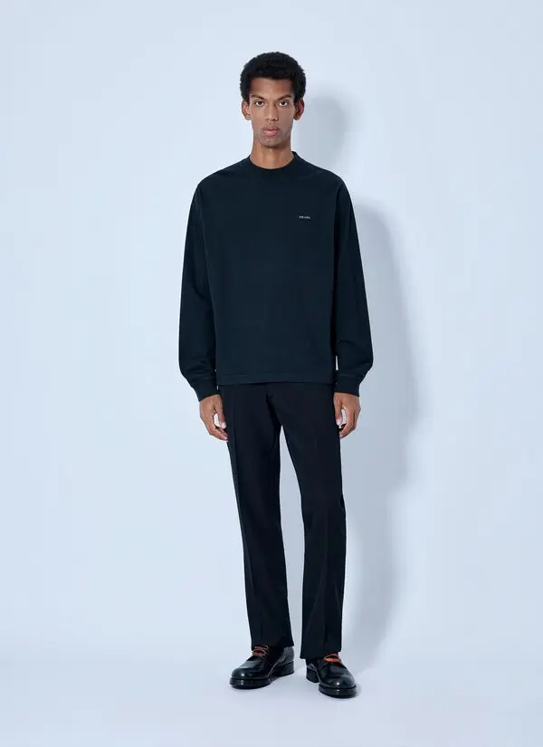 Prada Crewneck Long Sleeve Sweatshirt