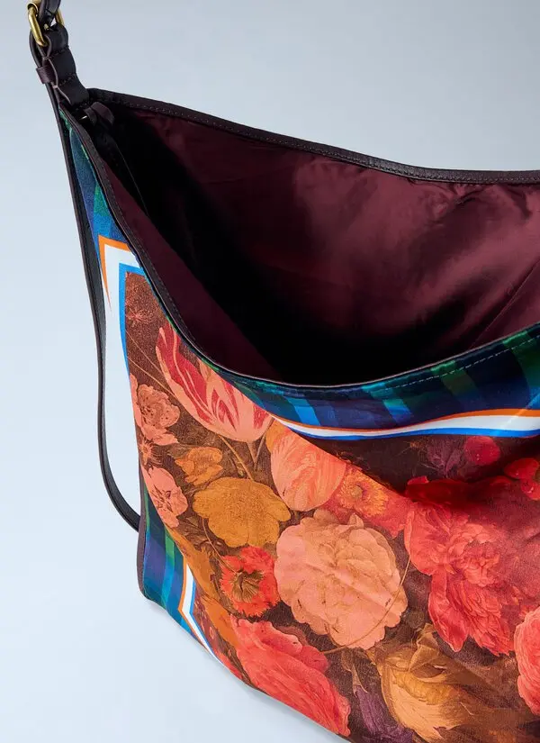 Dries Van Noten Floral Panel Shoulder Bag