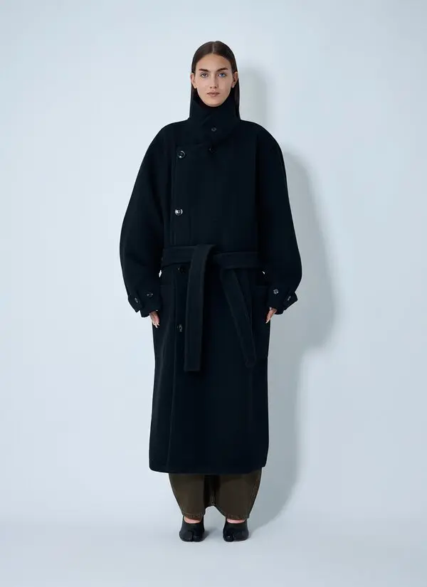 LEMAIRE Wrap Wool Coat