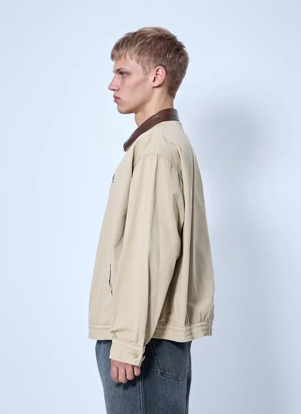 Prada Zip-up Jacket With Contrast Collar