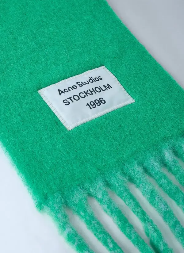 Acne Studios Fringed Wool-blend Scarf