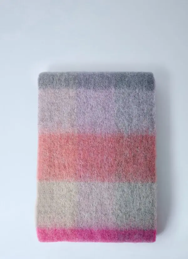Acne Studios Logo Patch Check Scarf