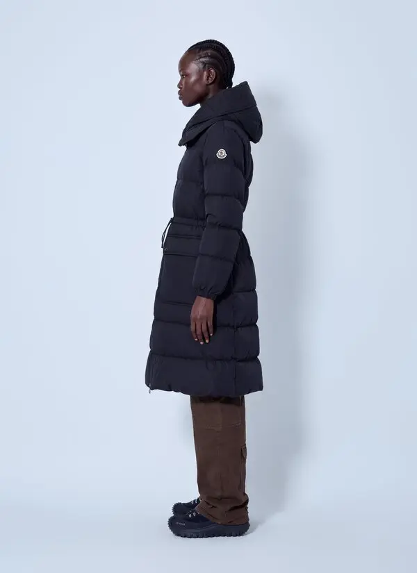Moncler Pic Hooded Long Down Coat