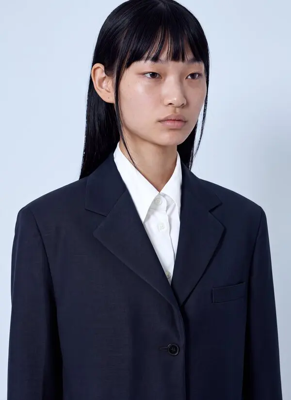 JIL SANDER Single-breasted Wool Blazer