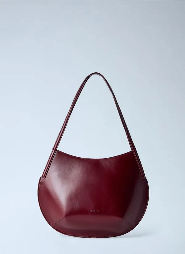 JIL SANDER Kante Shoulder Bag - Red